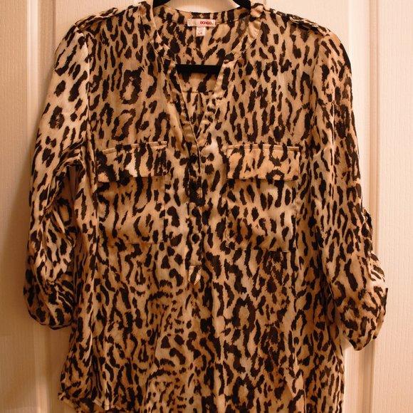 BONGO | Tops | Bongo Animal Print Top | Poshmark